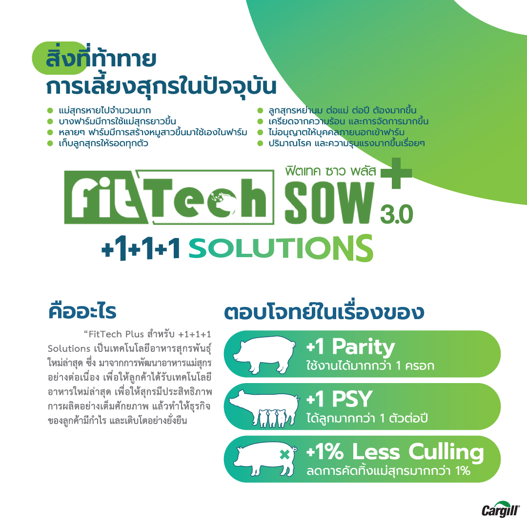 ทำความรู้จักกับ FitTech นวัตกรรมอาหารสุกรใหม่จากคาร์กิลล์ ...